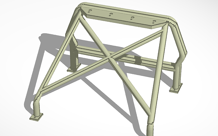 3D design Clodbuster Roll Bar - Tinkercad