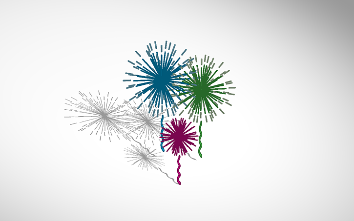 3D design Fireworks #lunarnewyear - Tinkercad