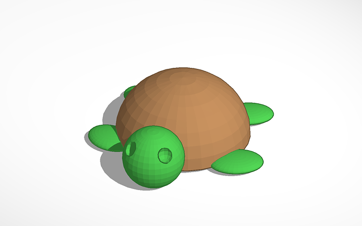 3D design Baby Sea Turtle - Tinkercad