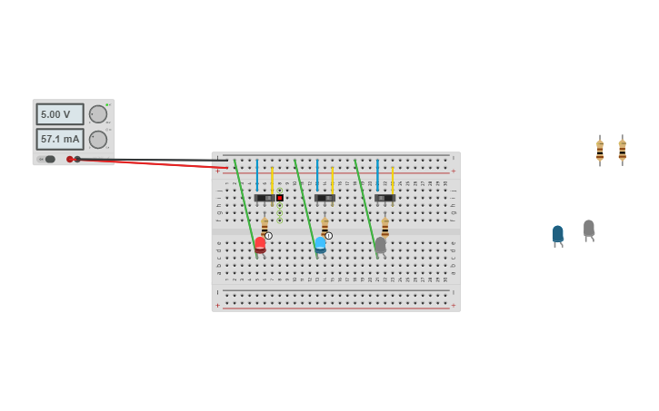 Circuit Design Experiment 3 Slide Switch Tinkercad
