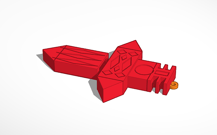 3D design USB sword | Tinkercad