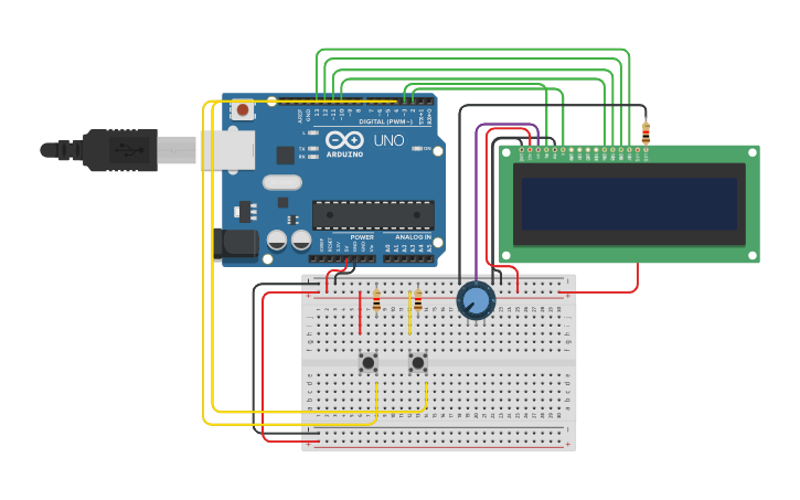 Circuit design timer - Tinkercad