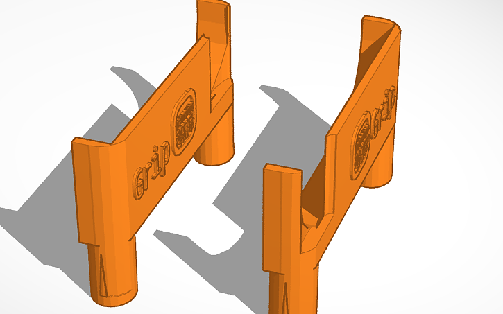 3D design Joy Con Grips - Tinkercad