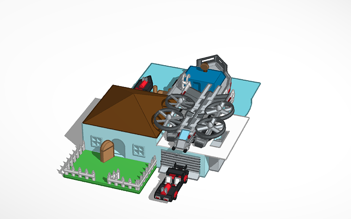 3D design mansion | Tinkercad