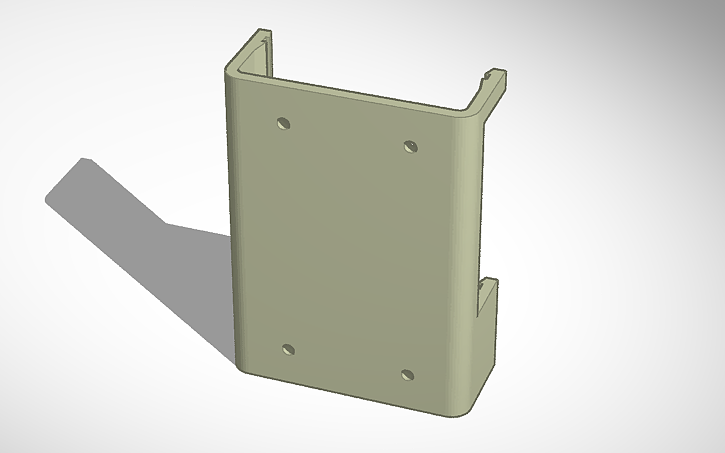 3D design Pi clamp | Tinkercad