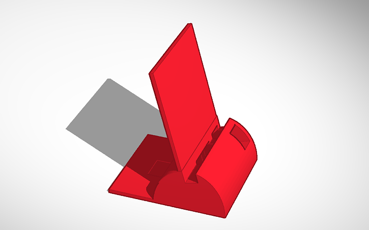 3D design phone stand | Tinkercad