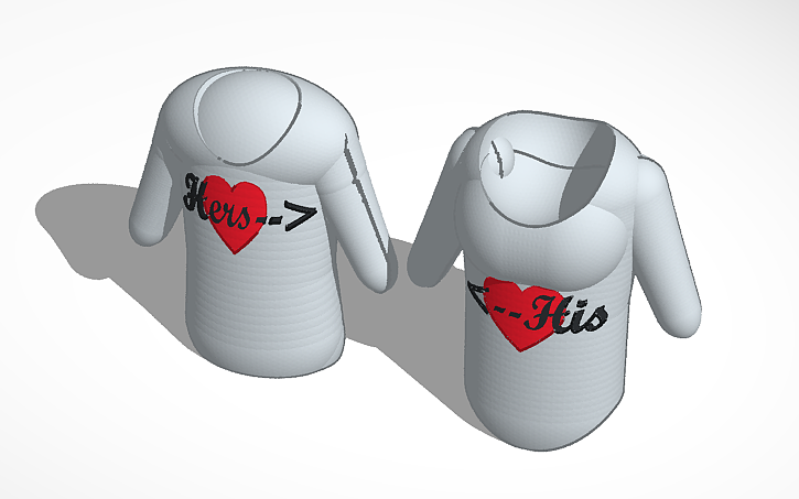 3D design A Loving Couple - Tinkercad