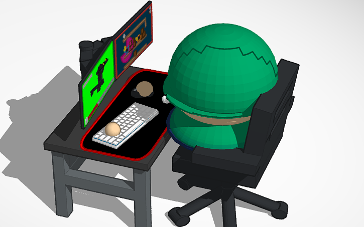 3D design brob gaming - Tinkercad