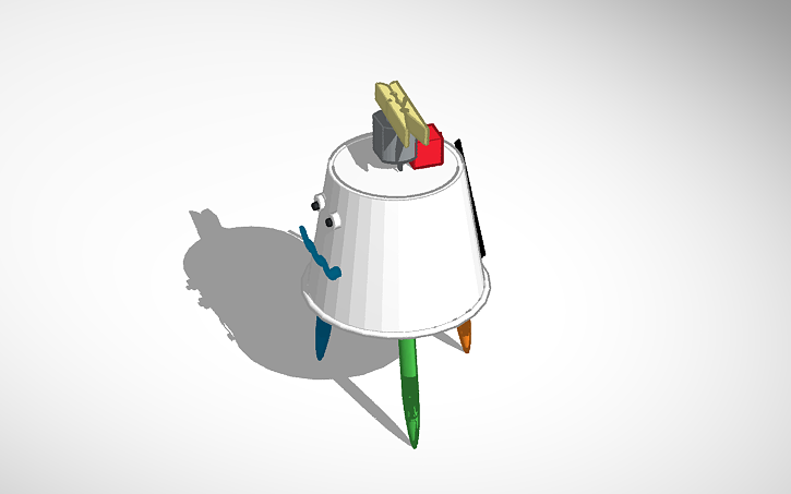 3D design Wiggle Bot - Tinkercad