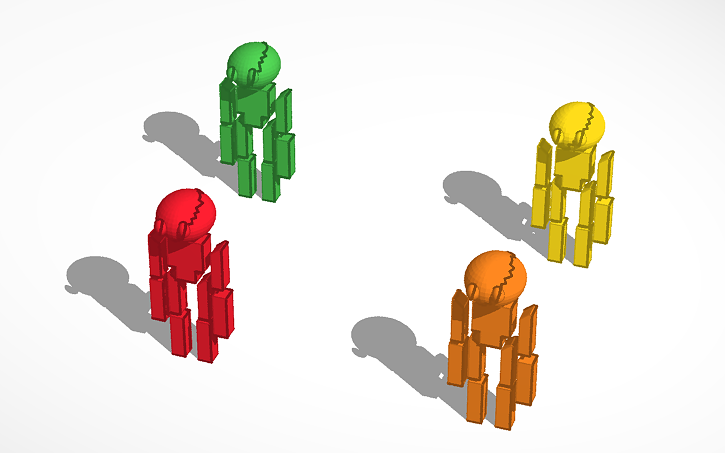 3D design Stick Bots (No sticky pads) | Tinkercad