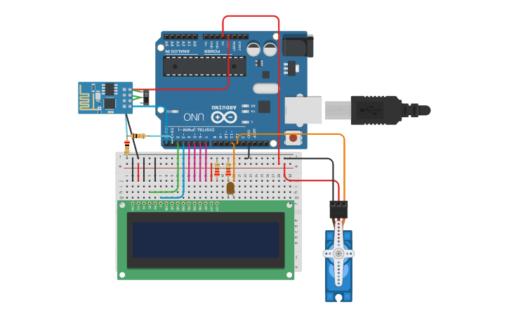 Circuit design Weather FULL | Tinkercad