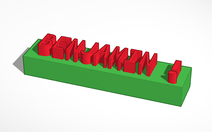 3d Design My Name Tinkercad