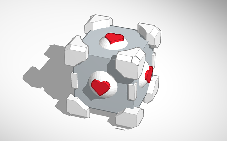 3D design Companion cube | Tinkercad