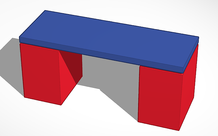 3D design Gaming Desk | Tinkercad