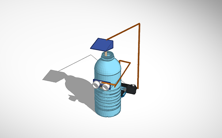 3D design Kemasan Auto Hand Sanitizer | Tinkercad