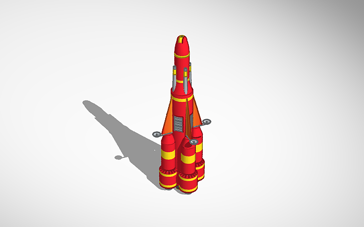 3D design Fulcrum Class Orbital Frigate - Tinkercad