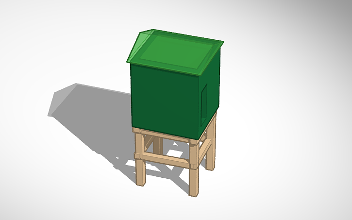 3D design treeless tree fort | Tinkercad