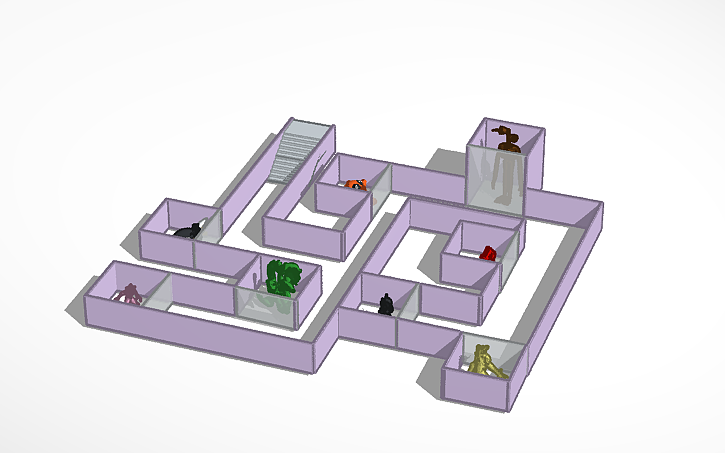 3D design Floor 2 - Tinkercad
