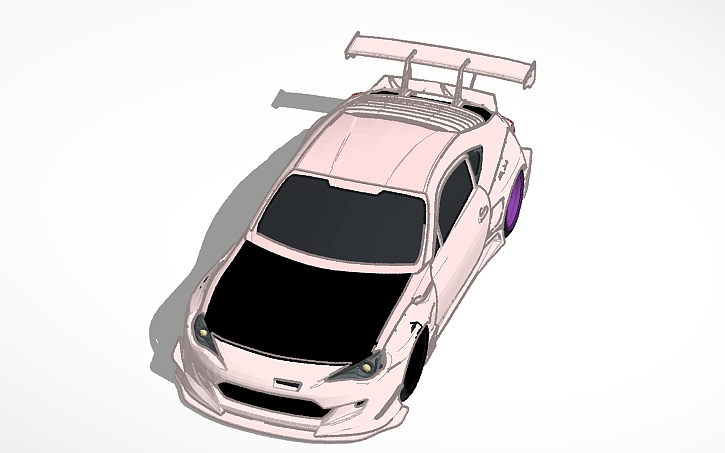 3D design Toyota 86 - Tinkercad