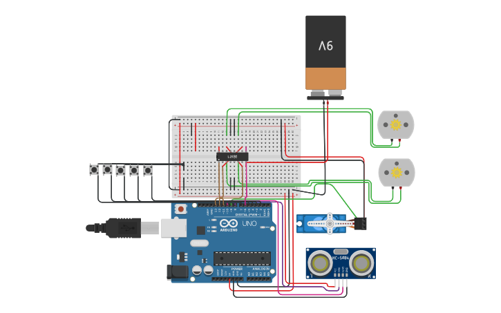 Circuit design Barcode - Tinkercad