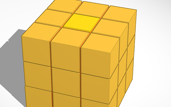 3D design Numberblock 27 - Tinkercad