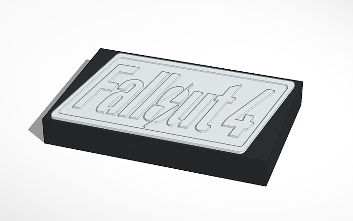 3D design Fallout 4 Magnet | Tinkercad