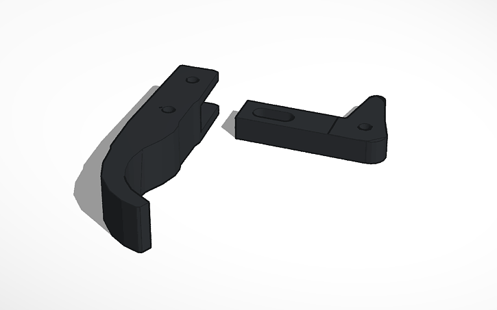 3D design Gun trigger - Tinkercad