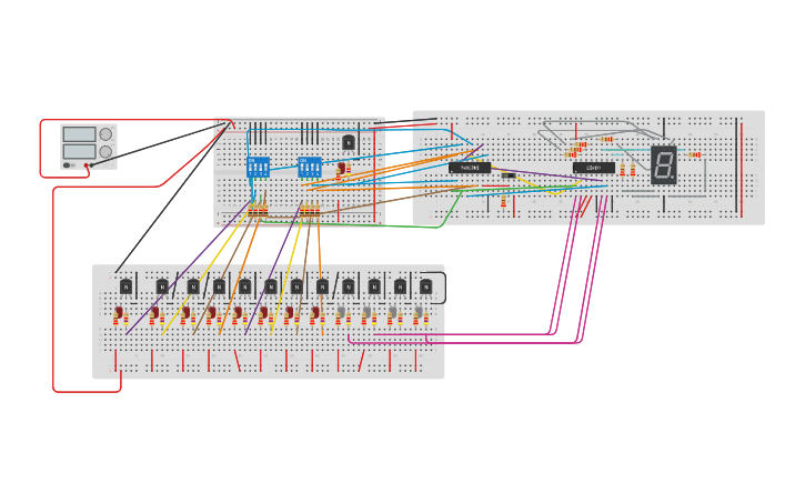 Circuit design TP4 Additionneur de 2 quartet Magy Kenny - Tinkercad