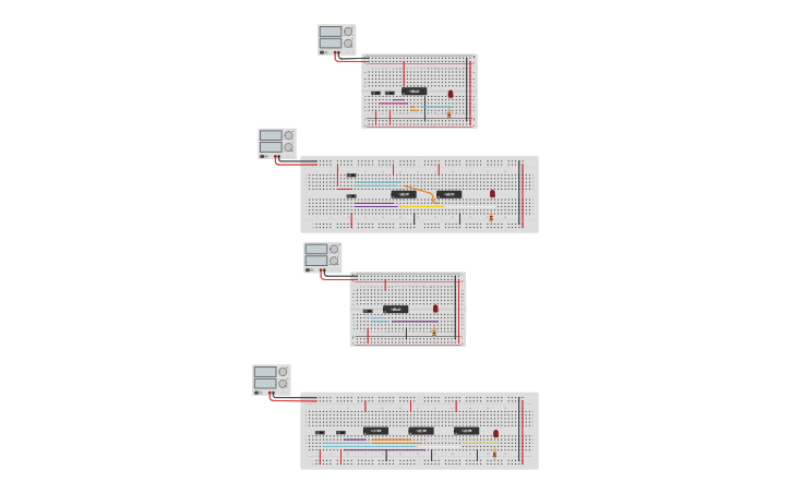 Circuit Design Gate Emulation Tinkercad