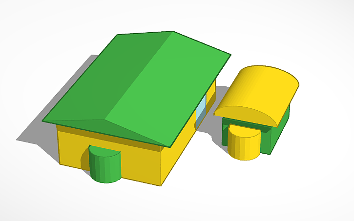 3d Design School House Tinkercad