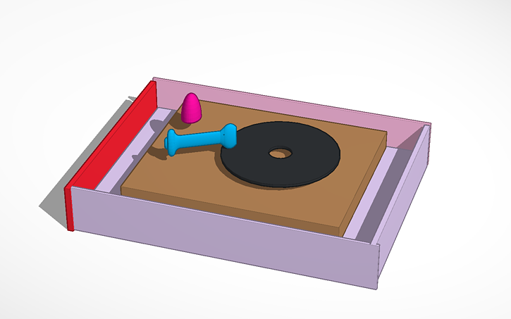 3D design Record Player | Tinkercad