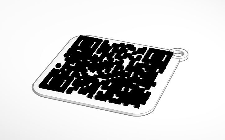 3D design rick roll key chain - Tinkercad