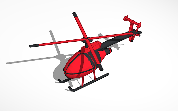 3D design Helicopter - Tinkercad