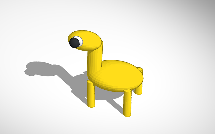 3D design its a giraffe | Tinkercad