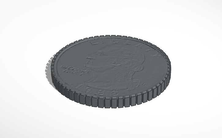 3D design Quarter - Tinkercad