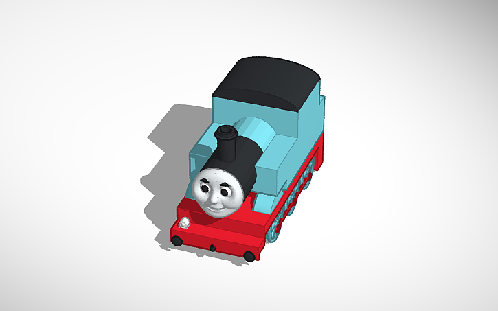 3D design thomas the tank engine - Tinkercad