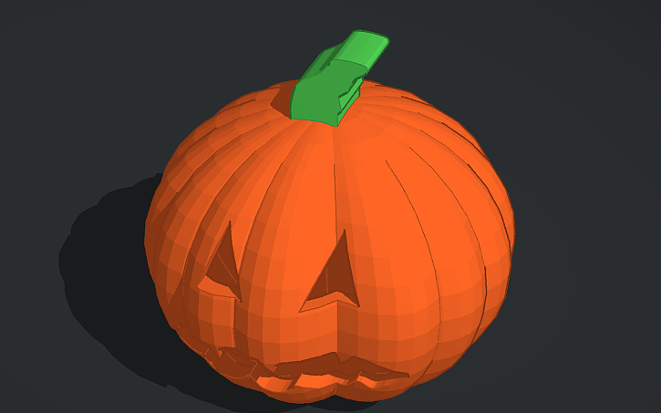 3D design scribble pumpkin | Tinkercad