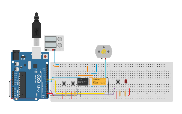 Circuit design Ejercicio 2 Pc2 | Tinkercad