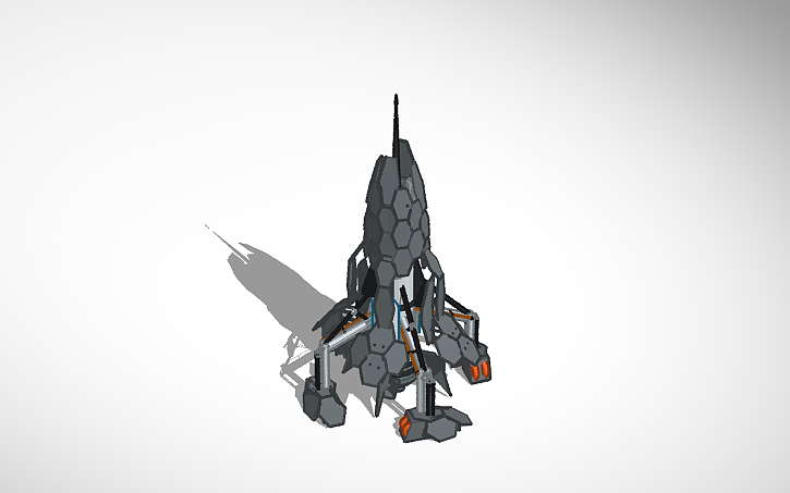 3D design ARMADILLO ROCKET | Tinkercad