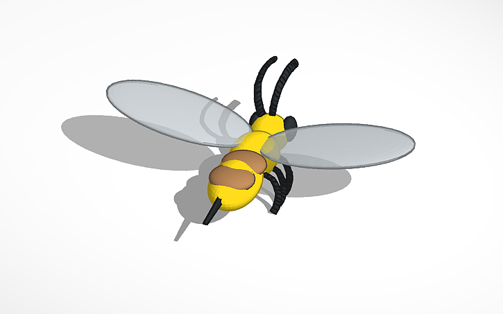 3D design bee - Tinkercad