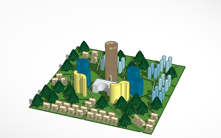 3D design City - Tinkercad
