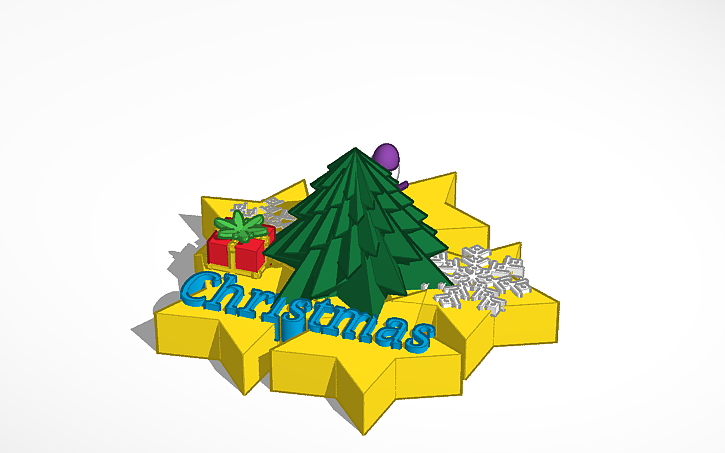 3D design Christmas - Tinkercad