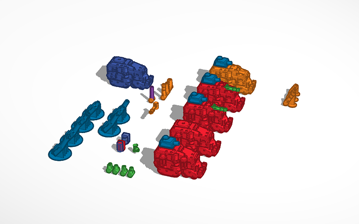 3D design Ork War Wagon - Tinkercad