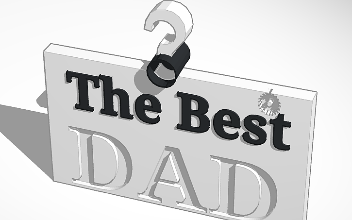 3D design Fathers Day Present - Tinkercad