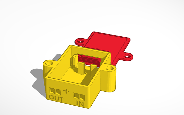 3D design DC-DC-Converter box w/display - Tinkercad