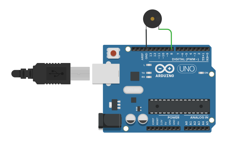 Circuit design Legend of Zelda Theme - Tinkercad