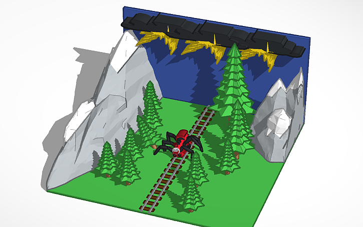 3D design choo choo carles - Tinkercad