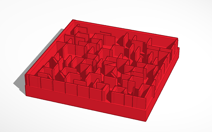 3D design maze hl - Tinkercad