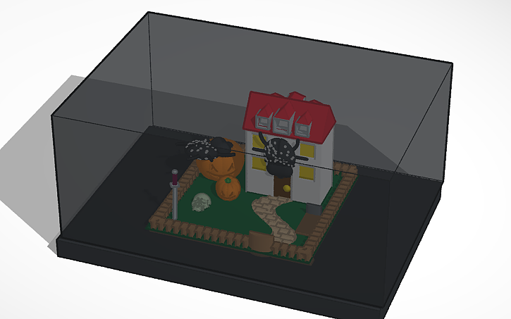 3D design scary home | Tinkercad
