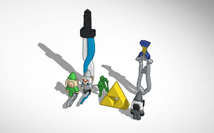 3D design The legend of Zelda challenge | Tinkercad